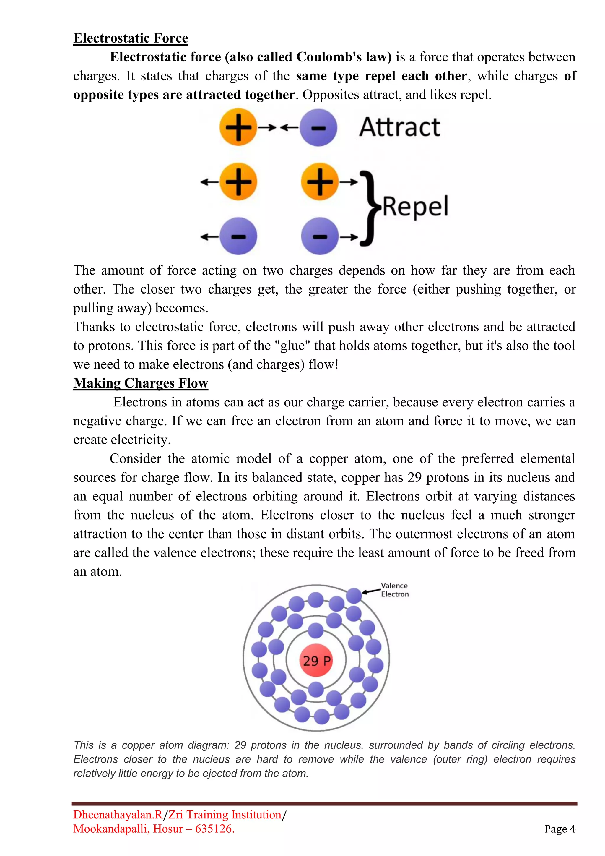 Basics of electricity,AC,DC . | PDF