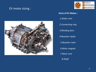 Basics of electric vehicle simulations using ansys | PPTX