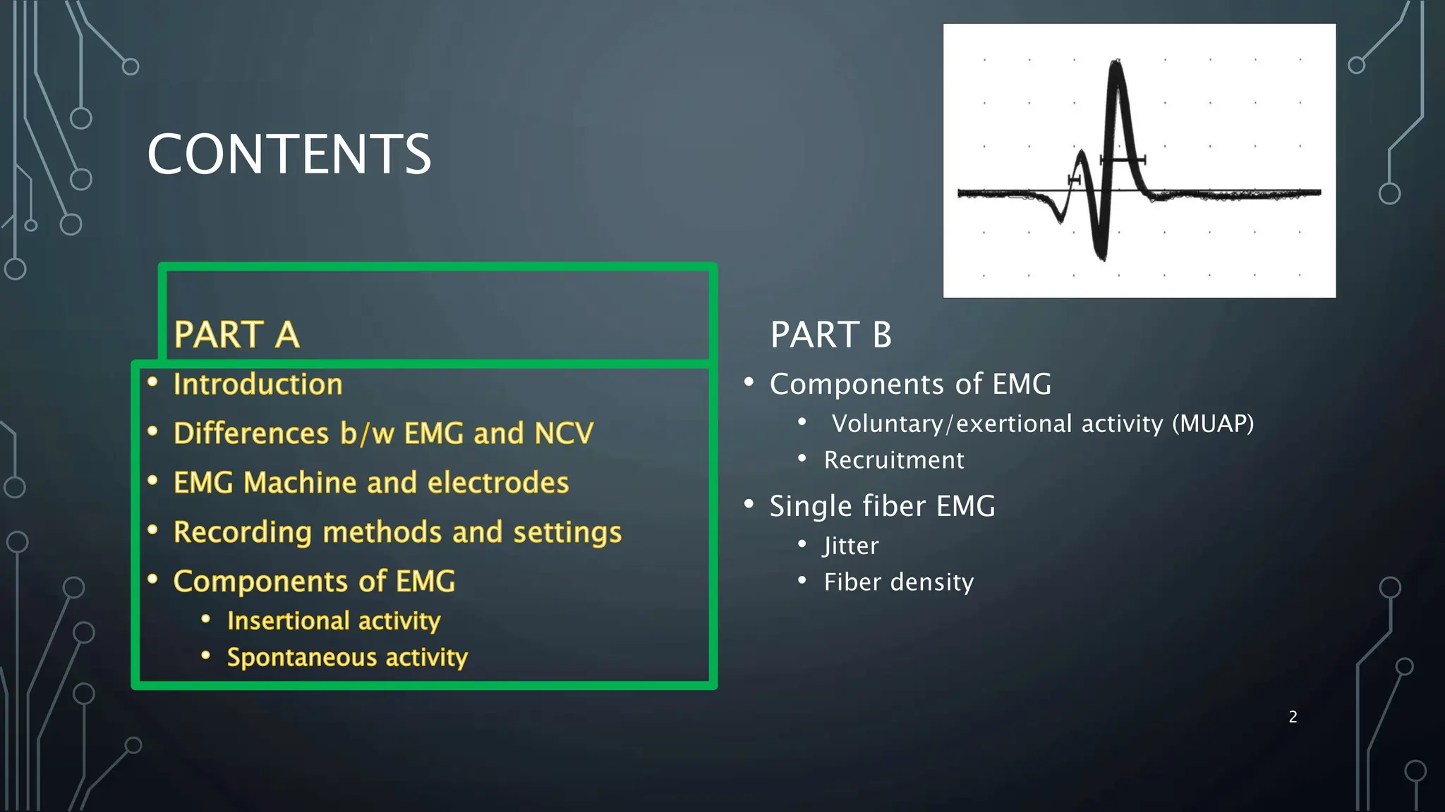 Basics of electro myo graphy study (EMG) | PPTX