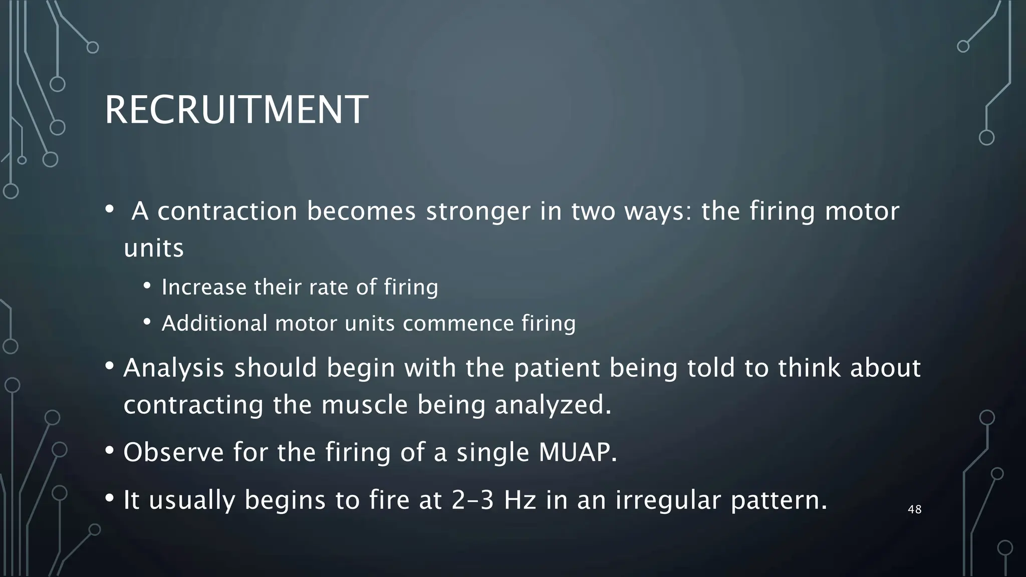 Basics of electro myo graphy study (EMG) | PPTX