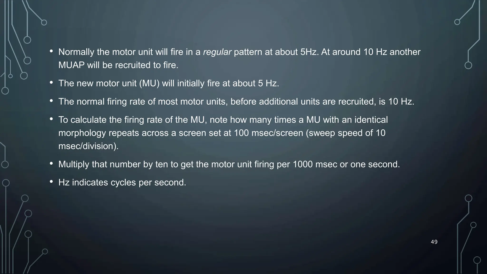 Basics of electro myo graphy study (EMG) | PPTX