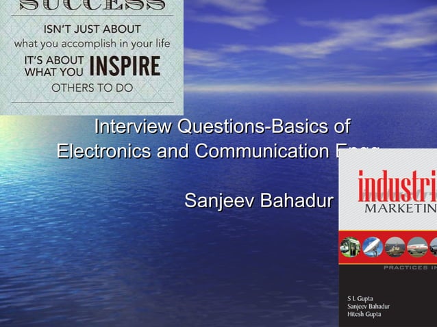 Interview Questions-Basics of Electronics and Communication Engg | PPT
