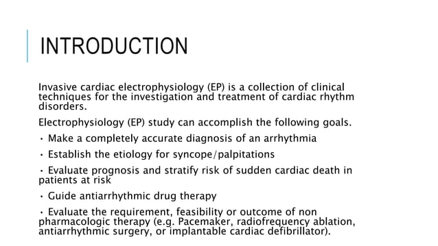 Basics of electrophysiology | PPTX