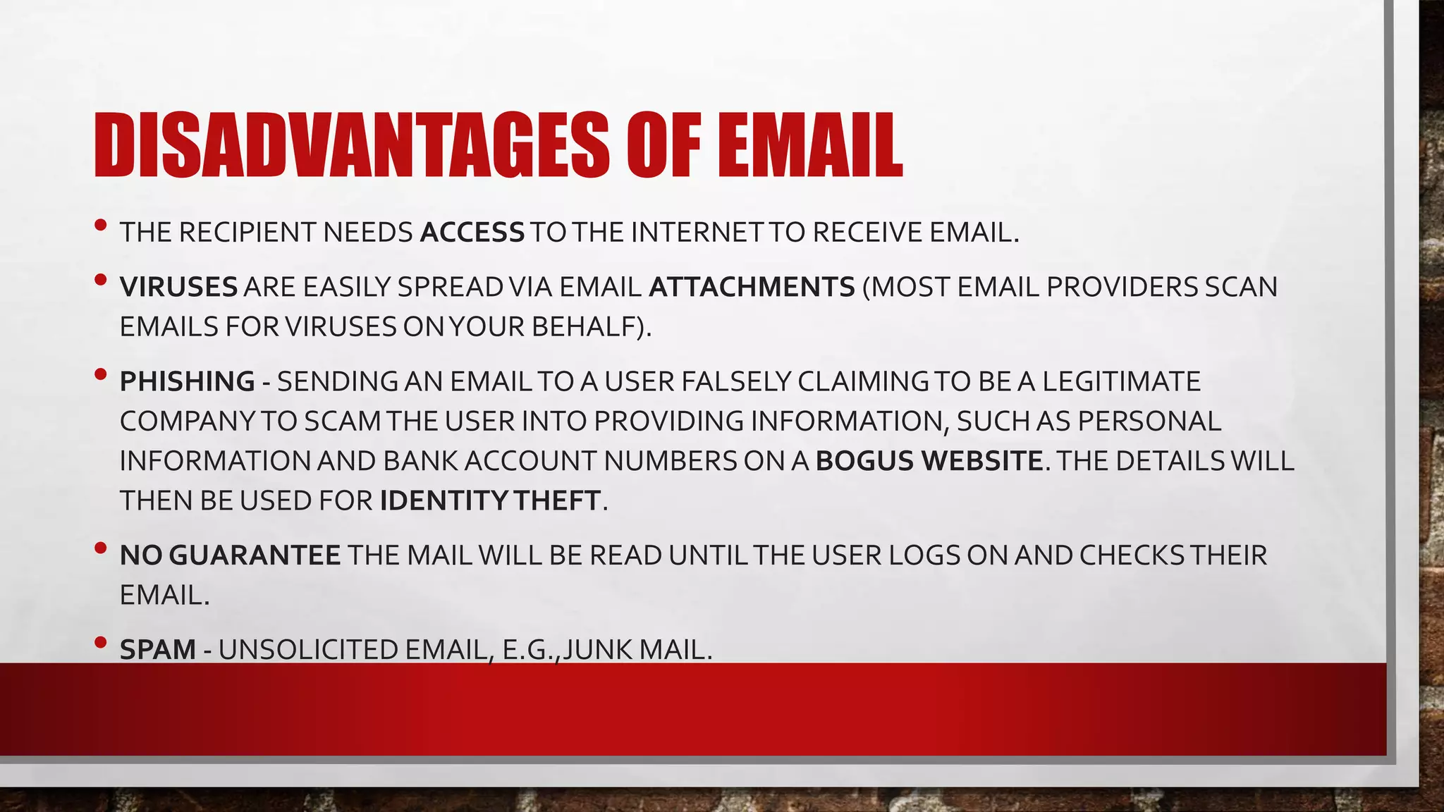 Basics of email | PPT
