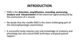 Basics of emg | PPTX