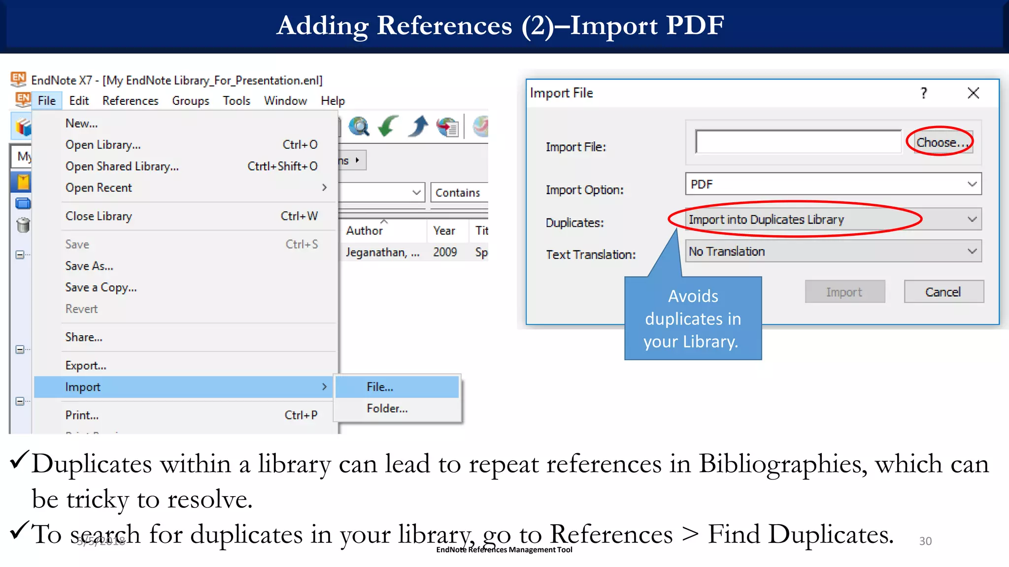 Basics of EndNote research tool | PDF
