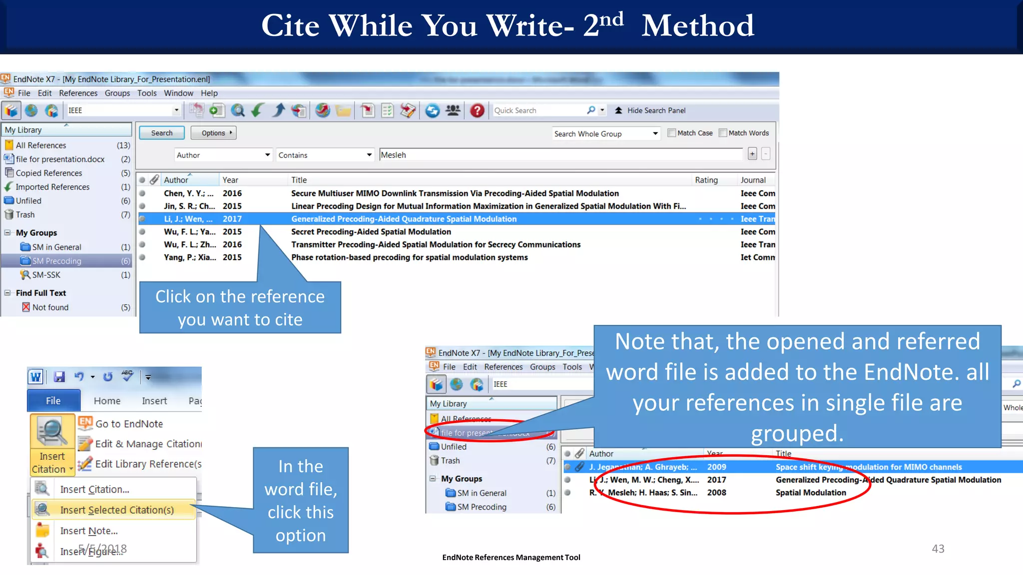 Basics of EndNote research tool | PPT