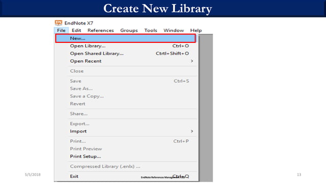 Basics of EndNote research tool | PPT