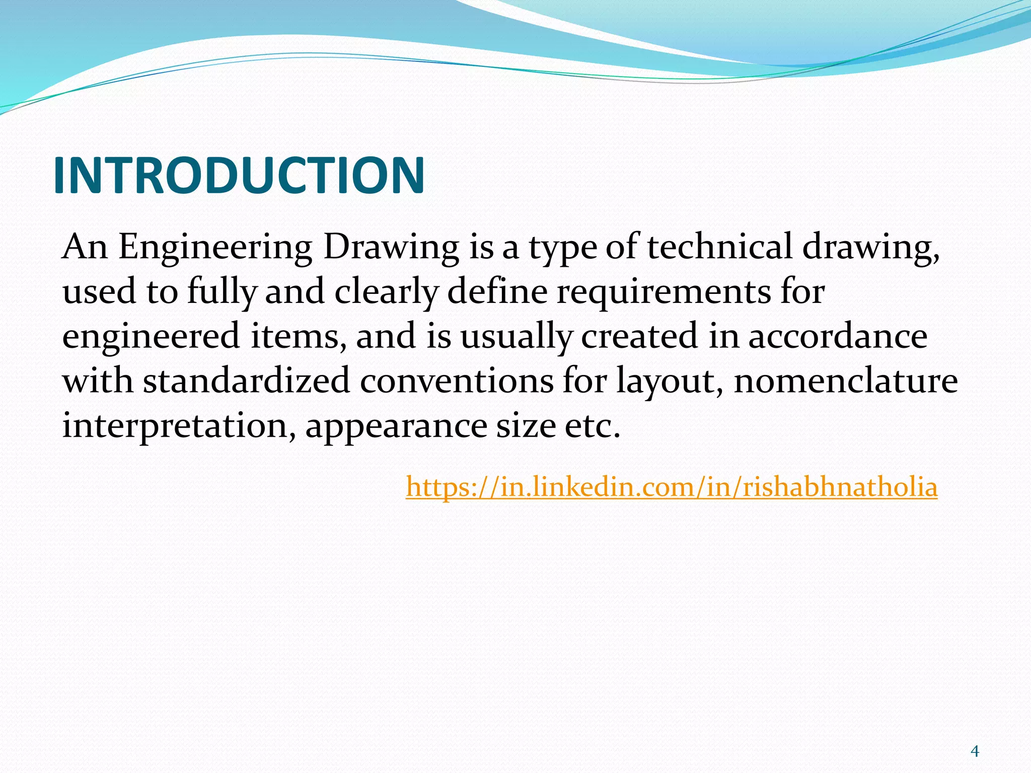 Basics of engineering drawing by Rishabh Natholia | PPTX