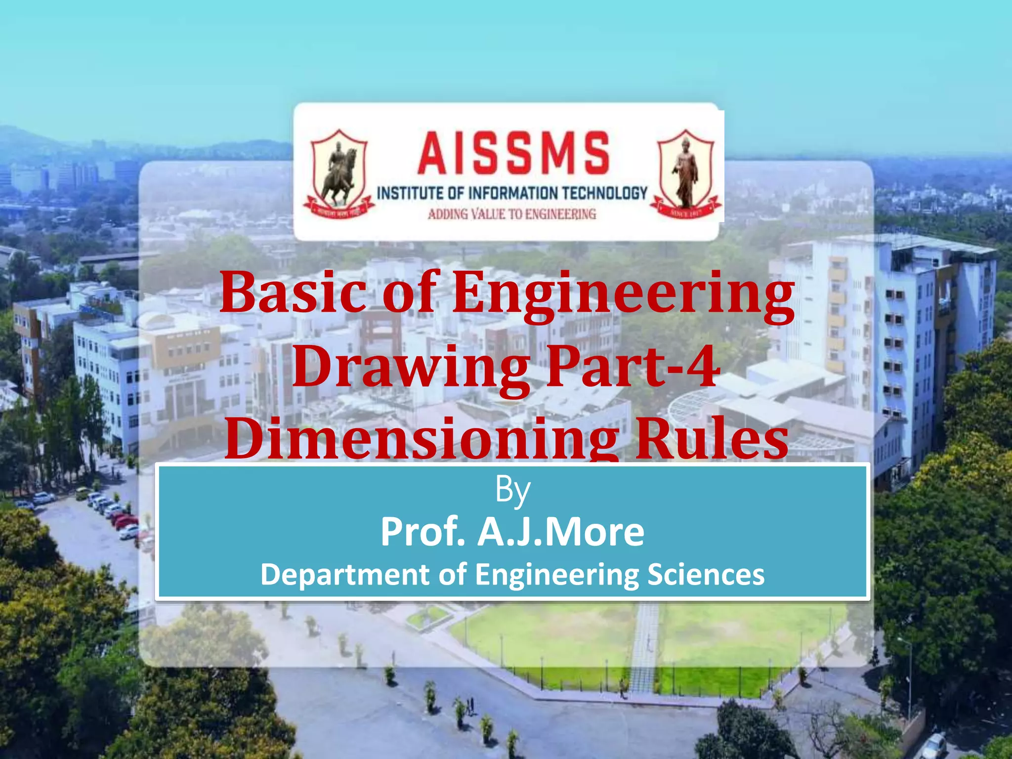 Basics of engineering drawing part 4 v4 | PPT