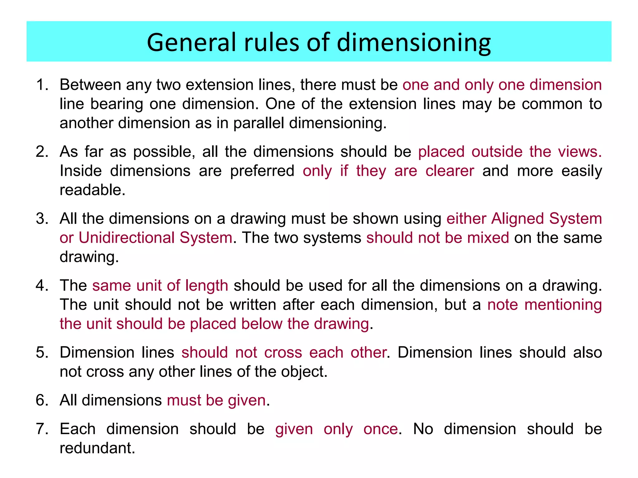 Basics of engineering drawing part 4 v4 | PPT