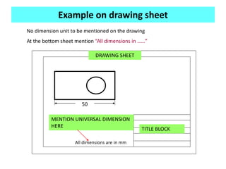 Basics of engineering drawing part 4 v4 | PPT
