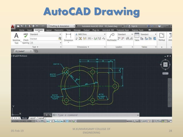 Basics of Engineering Graphics | PPTX | Graphics Software | Computer ...