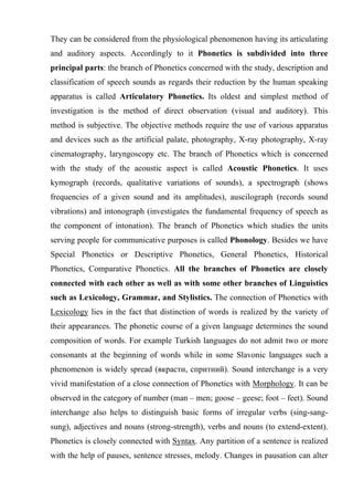 Basics ofenglishphonetics | PDF