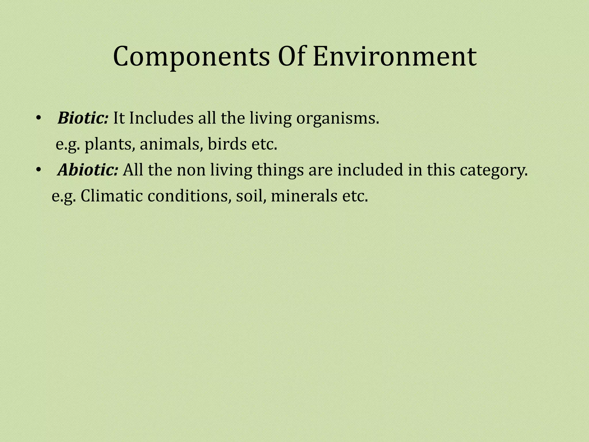 Basics of Environmental Studies | PDF