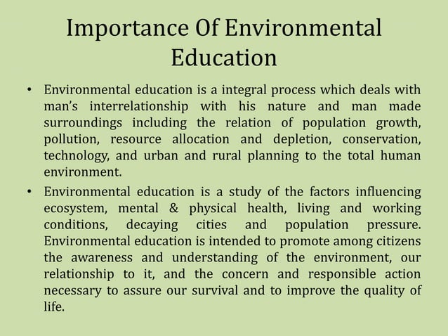 Basics of Environmental Studies | PDF