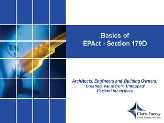Jay Corn - EPAct 179D is an Important Tax Incentive for Architects and ...