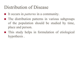 Basics of epidemiology | PPTX