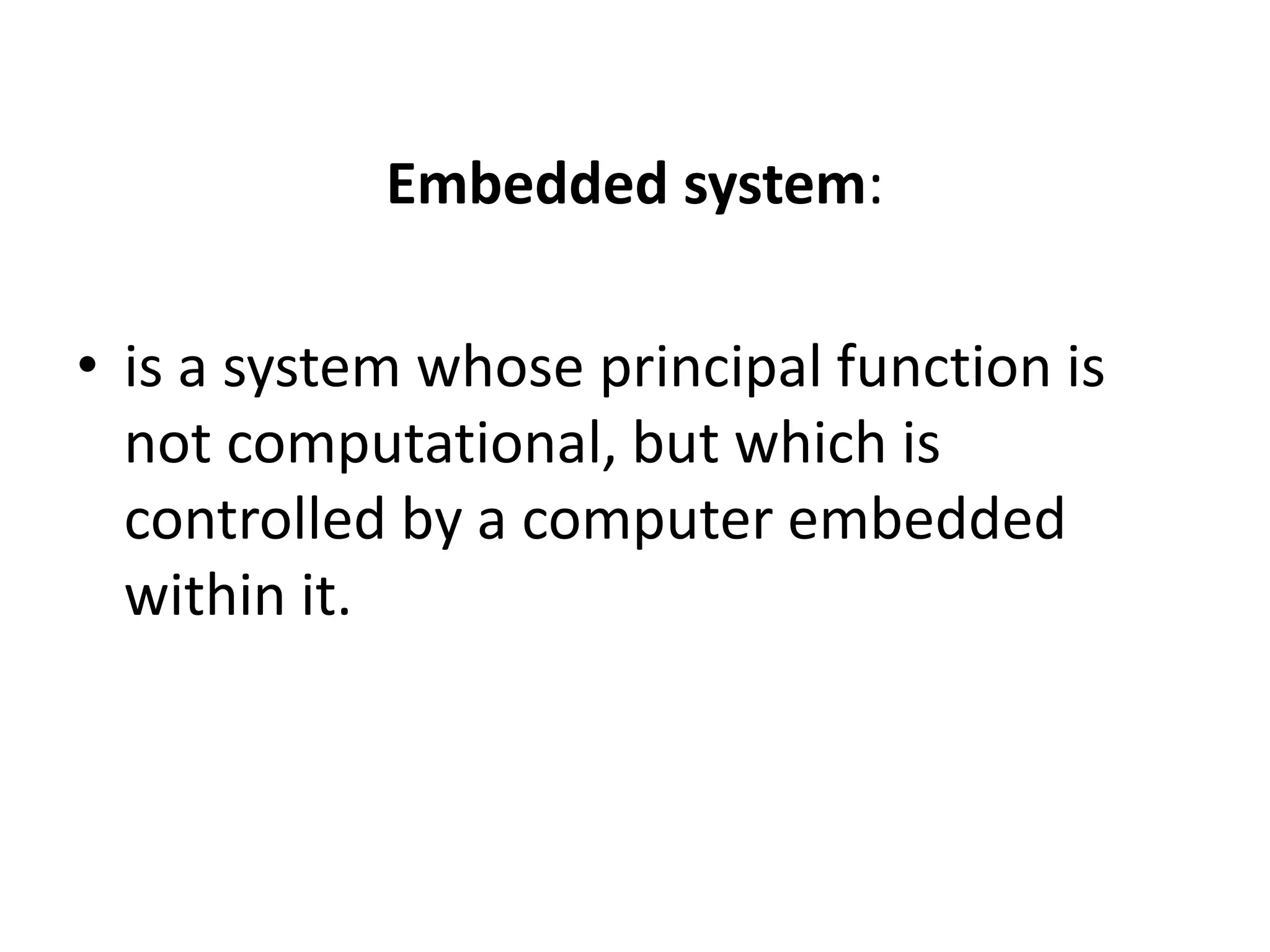 Basics of Embedded Systems and its applications by Dr. A. K. Lodhi | PPTX