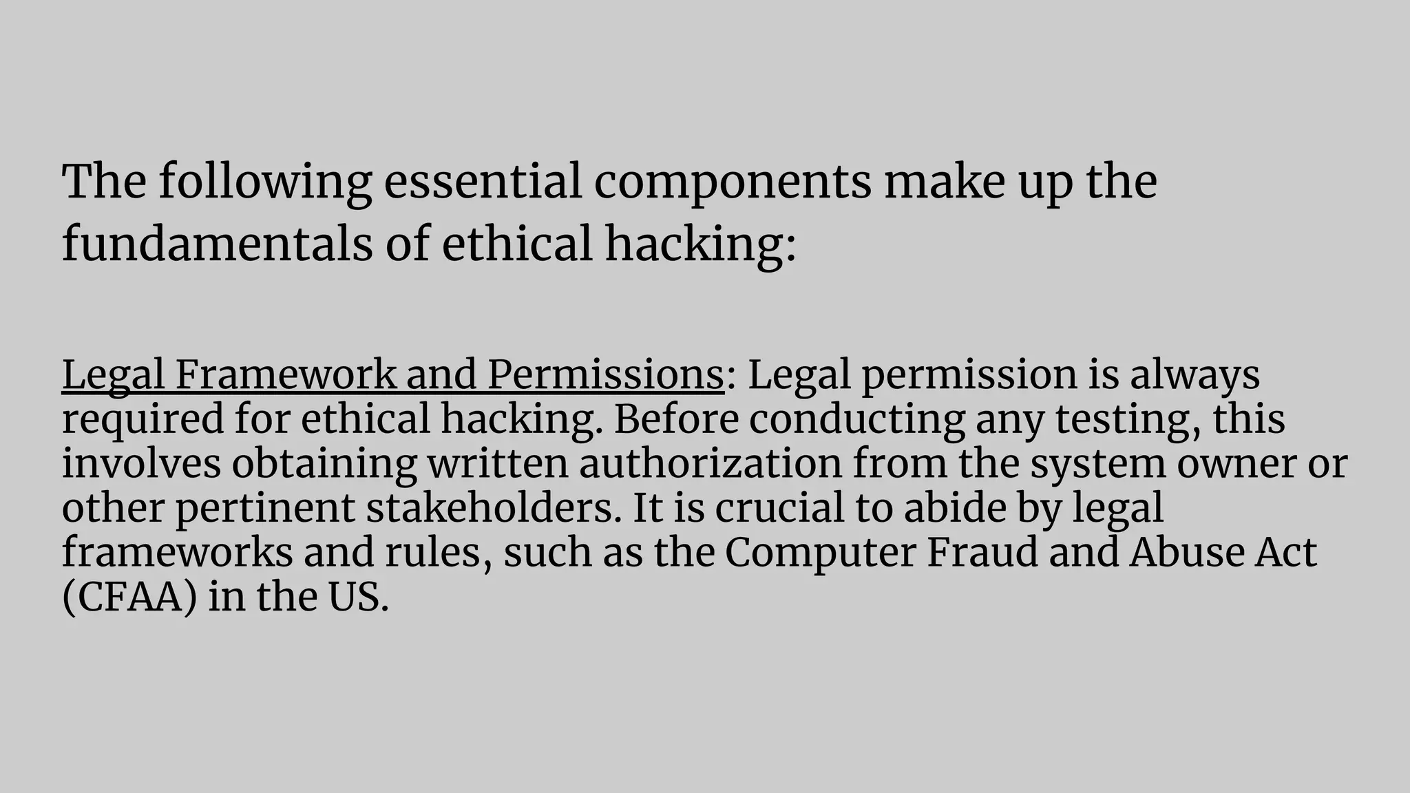 Ethical Hacking : Understanding the Basics | PPT Ethical Hacking : Understanding the Basics | PPT