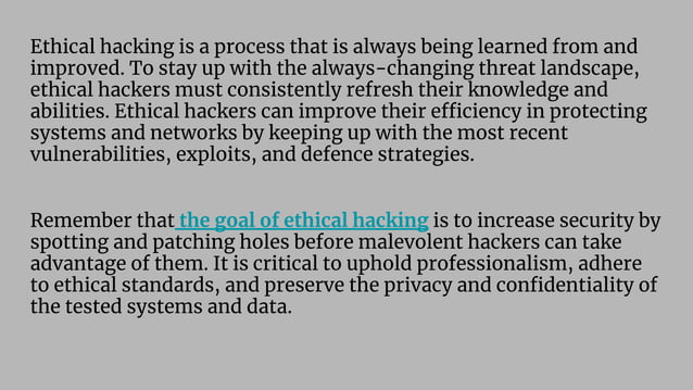 Ethical Hacking : Understanding the Basics | PPT Ethical Hacking : Understanding the Basics | PPT