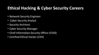 Ethical hacking & cyber security | PPTX