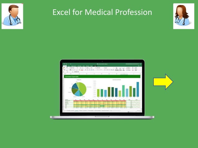 Basics of excel for medical profession | PPTX
