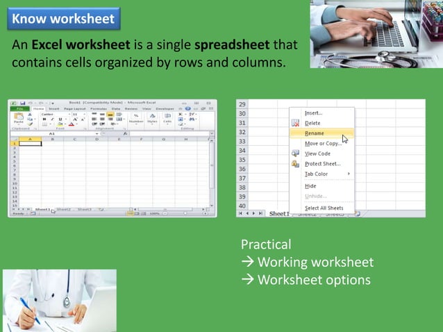 Basics of excel for medical profession | PPTX