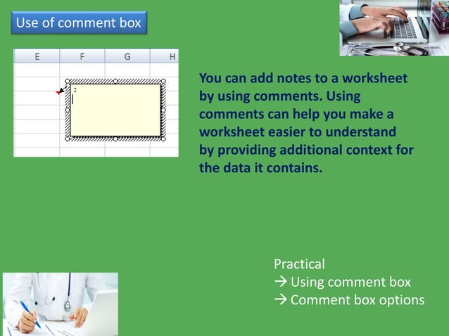 Basics of excel for medical profession | PPTX
