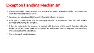 Basics of Exception Handling in Object Oriented Programming.pptx