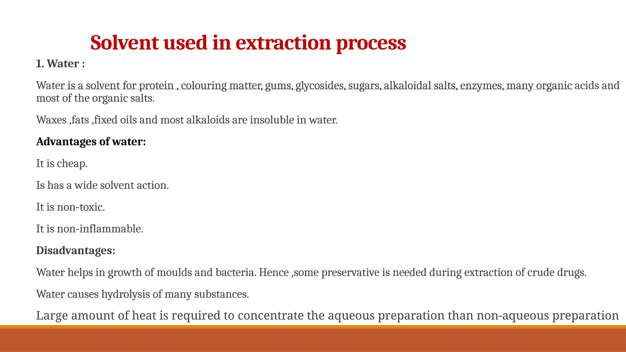Basics of extraction method and principle | PPTX