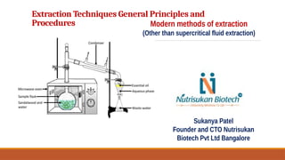 Basics of extraction method and principle | PPTX