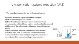 Basics of extraction method and principle | PPTX