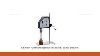 Basics of extraction method and principle | PPTX