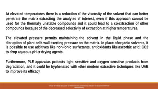 Basics of extraction method and principle | PPTX