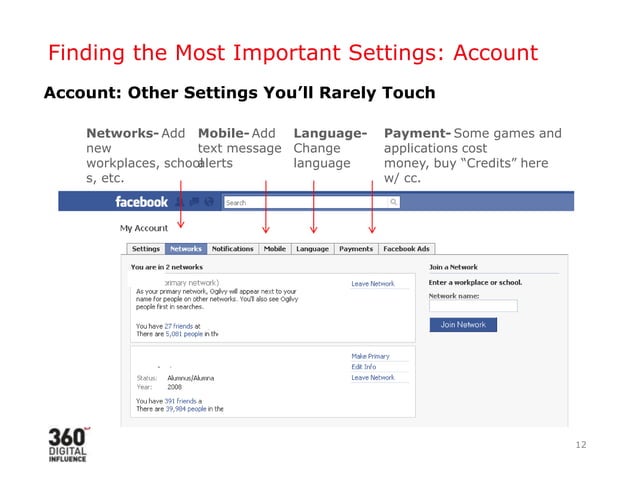 Everything to Know About New Facebook Settings | PPTX | Social ...