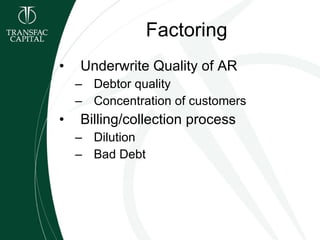 Basics Of Factoring | PPT