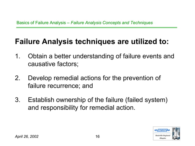 Basics of Failure Analysis | PDF
