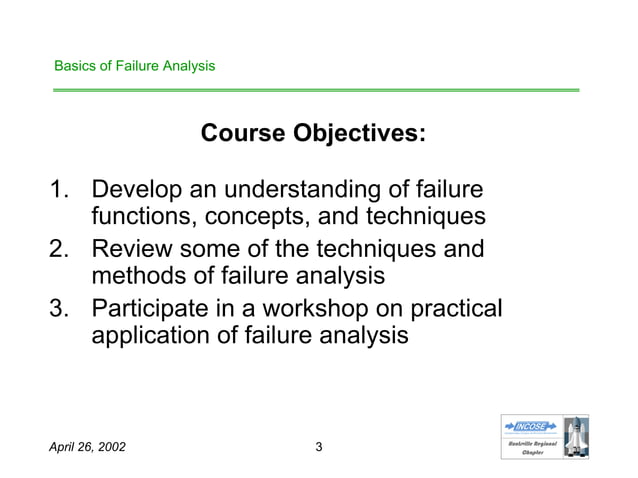Basics of Failure Analysis | PDF