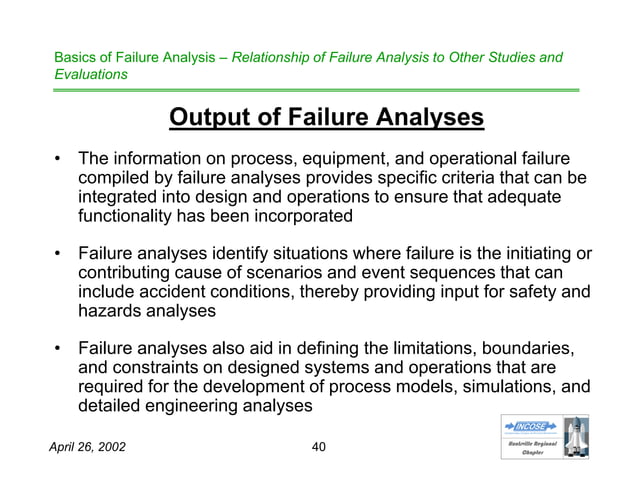 Basics of Failure Analysis | PDF