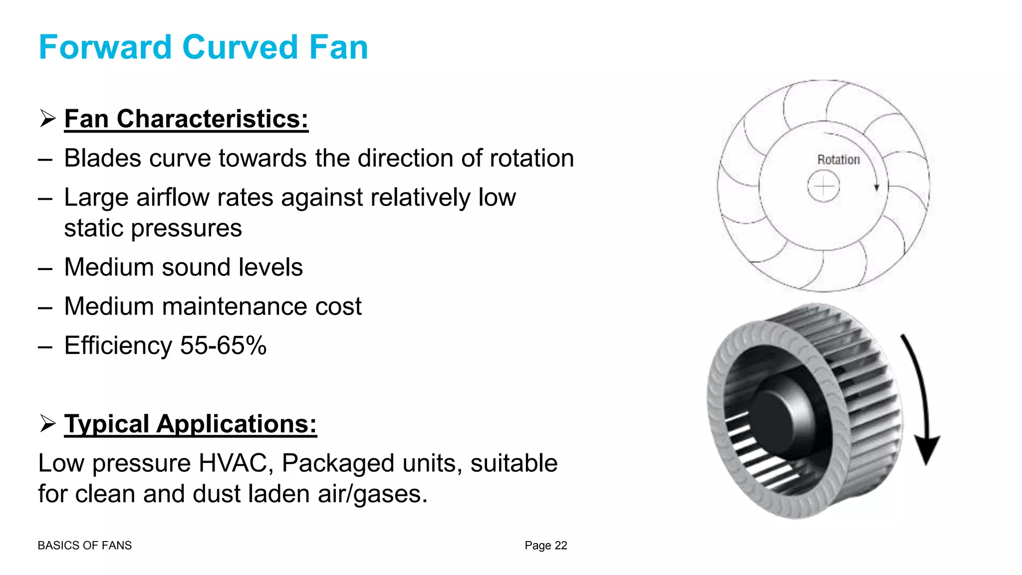 Basics of fans | PPTX