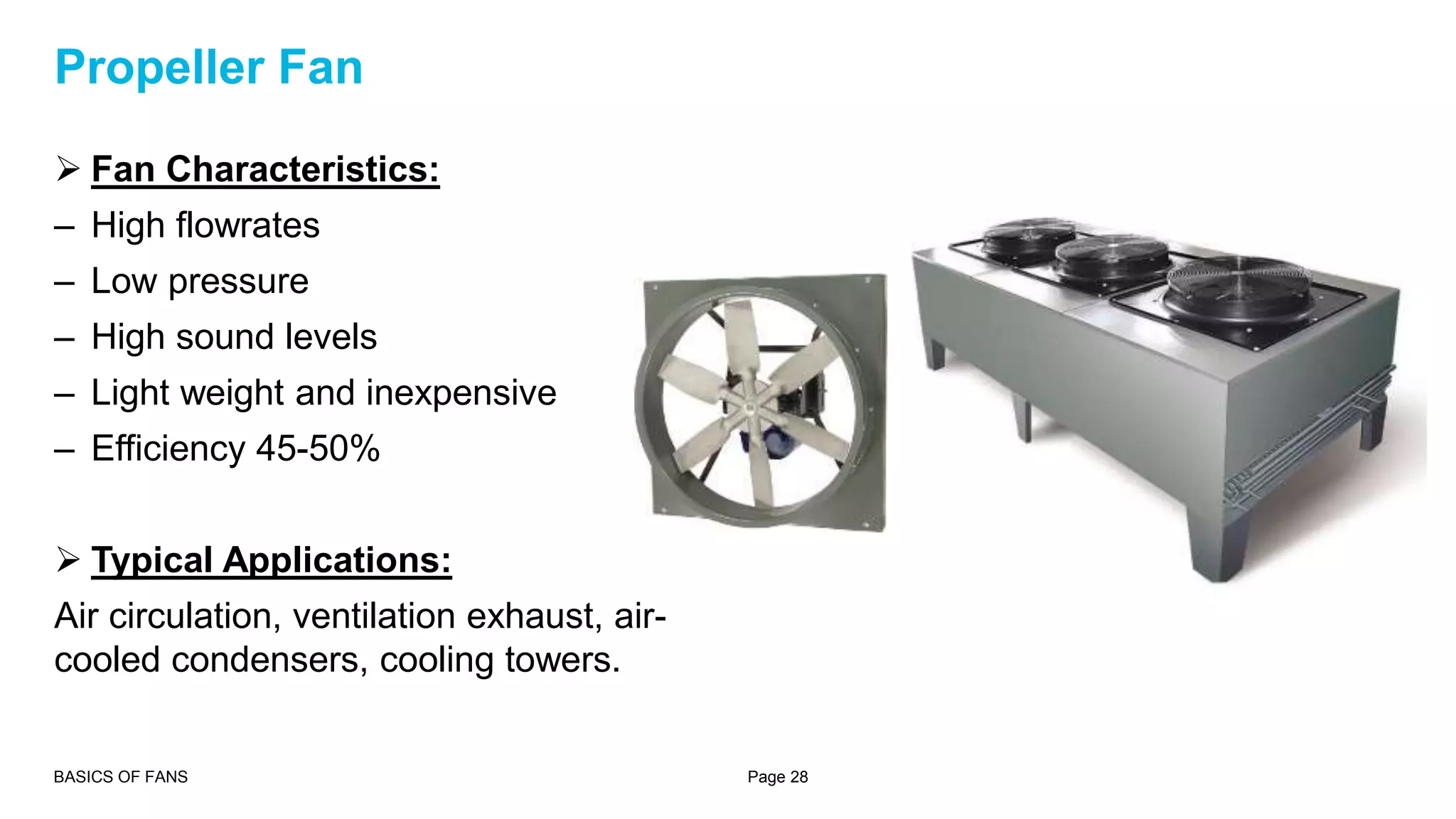 Basics of fans | PPTX