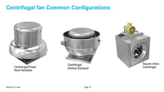 Basics of fans | PPTX