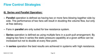 Basics of fans | PPTX