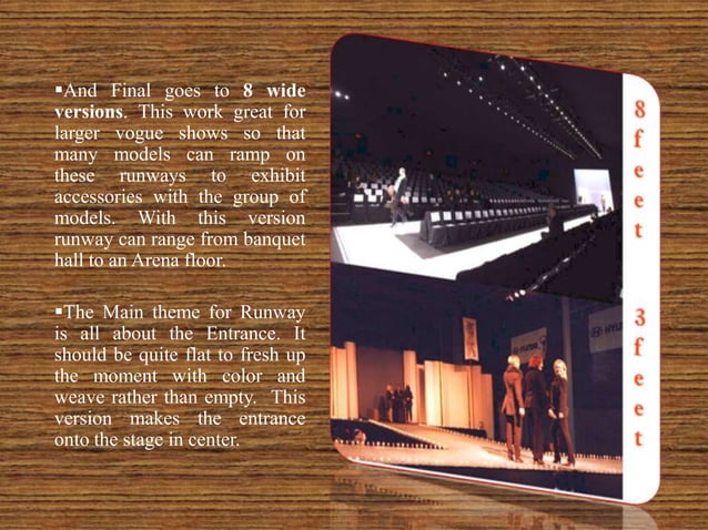 Basics of Fashion Runways | PPT