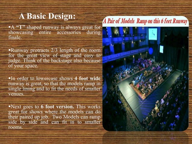 Basics of Fashion Runways | PPT