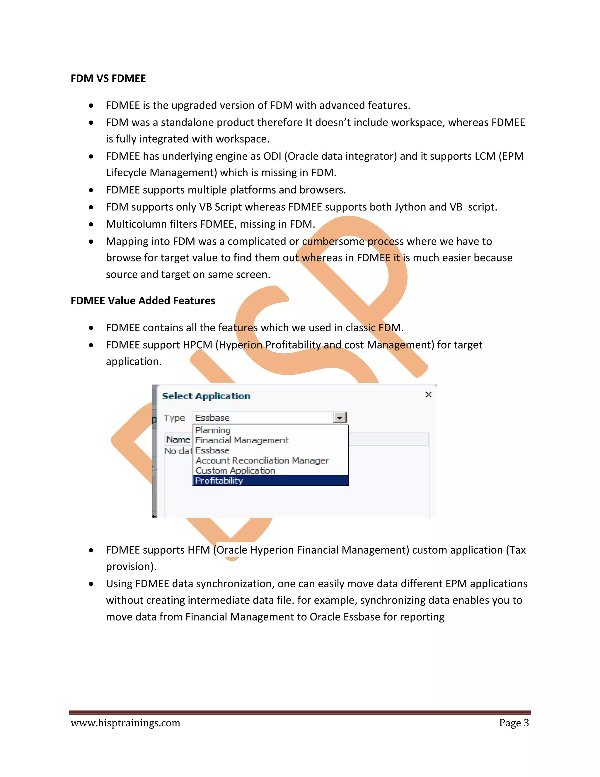 Basics of fdmee | PDF
