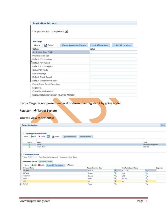 Basics of fdmee | PDF