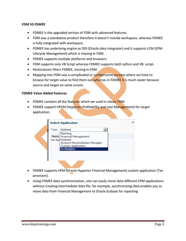 Basics of fdmee | PDF