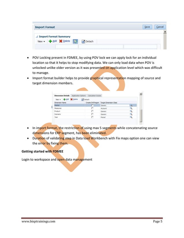 Basics of fdmee | PDF